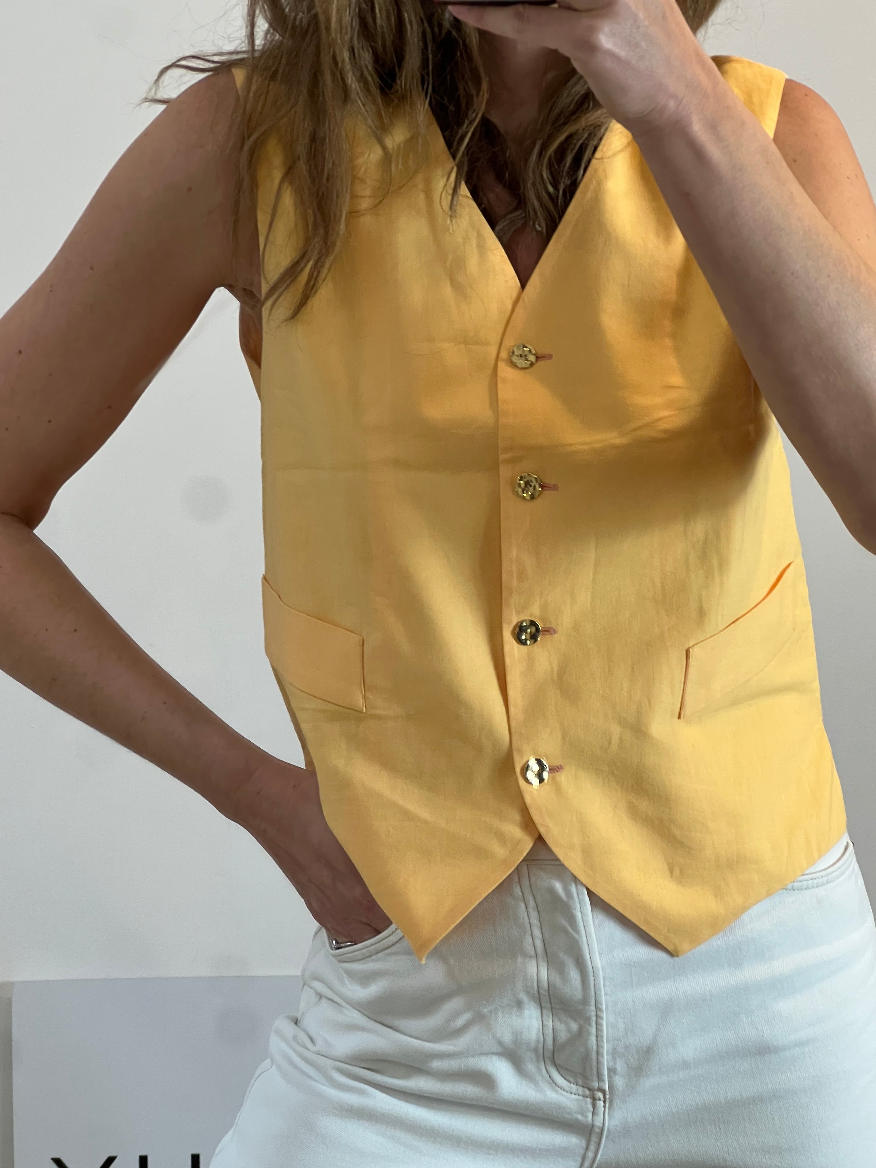 JOSEPHINE. Chaleco amarillo T.s – Hibuy market
