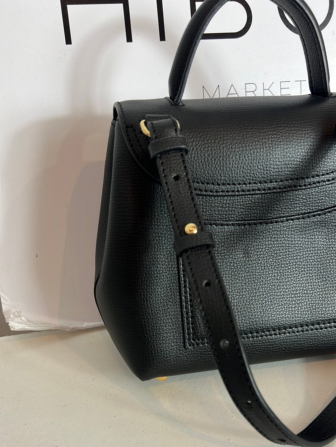 POLÉNE. Bolso mini negro asa larga – Hibuy market