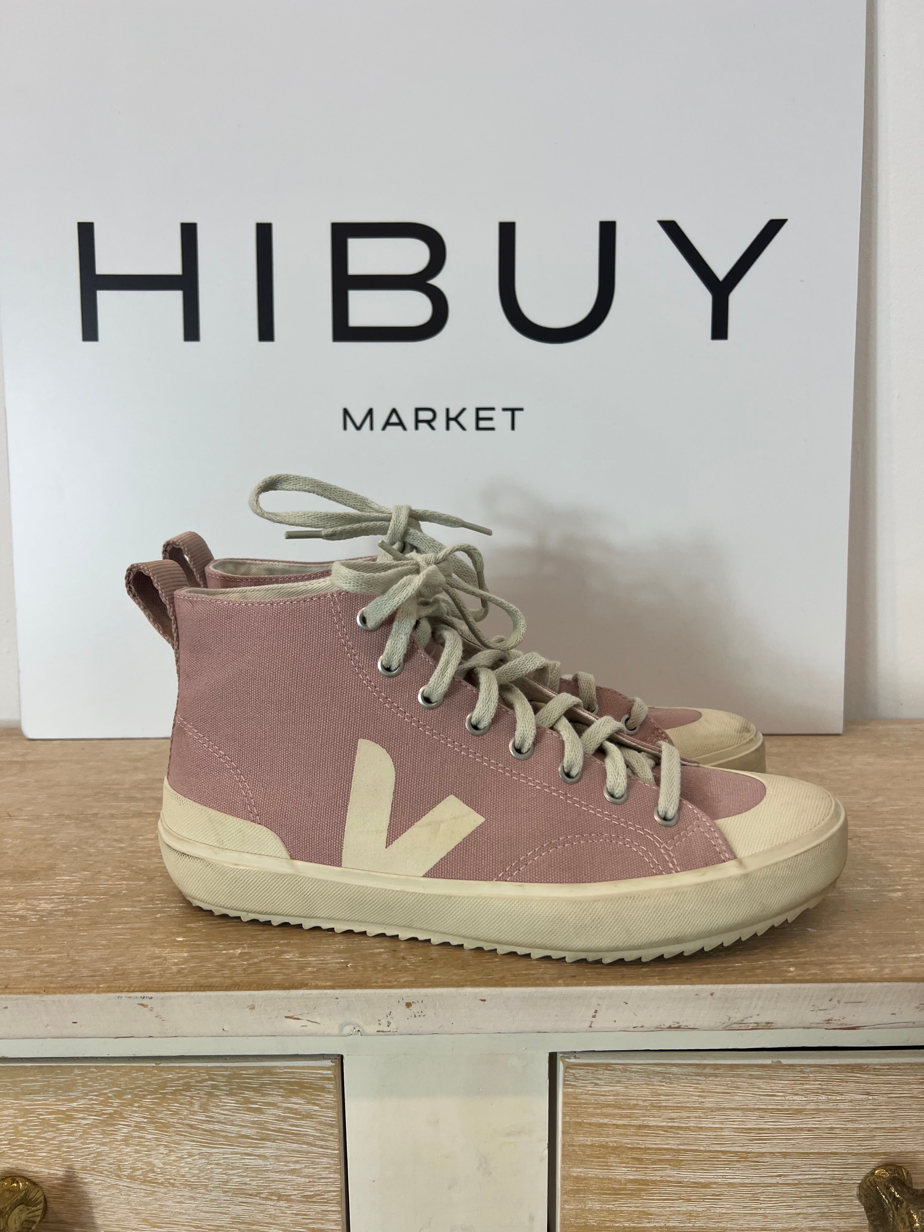 VEJA. Zapatillas rosas logo. T 40 – Hibuy market