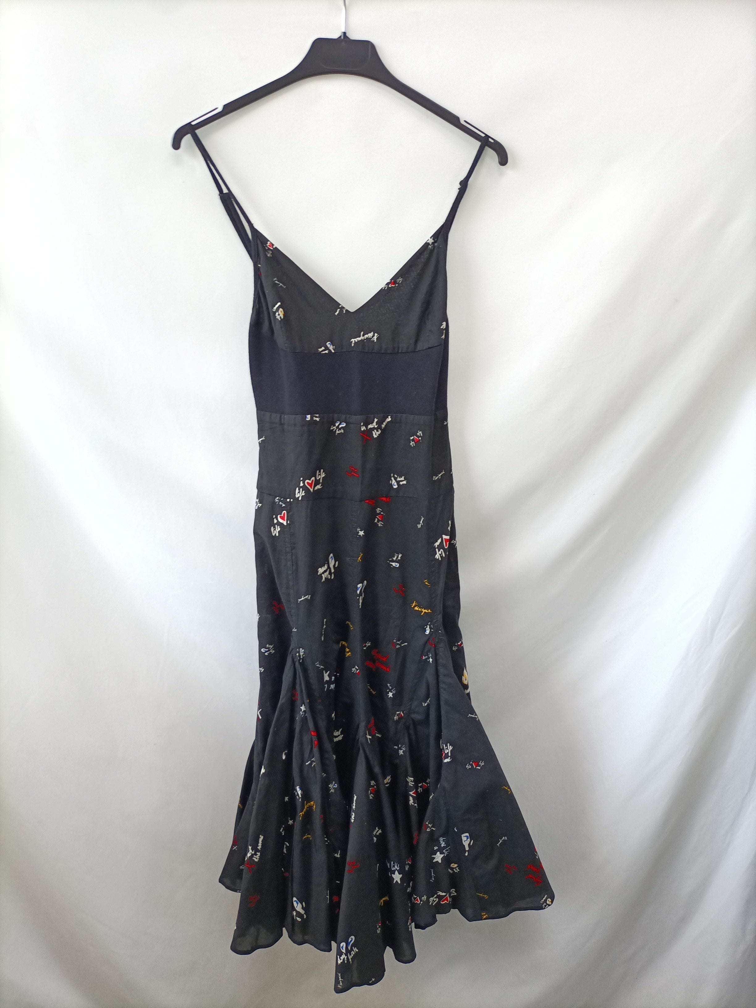 DESIGUAL. Vestido midi letras T.34 – Hibuy market