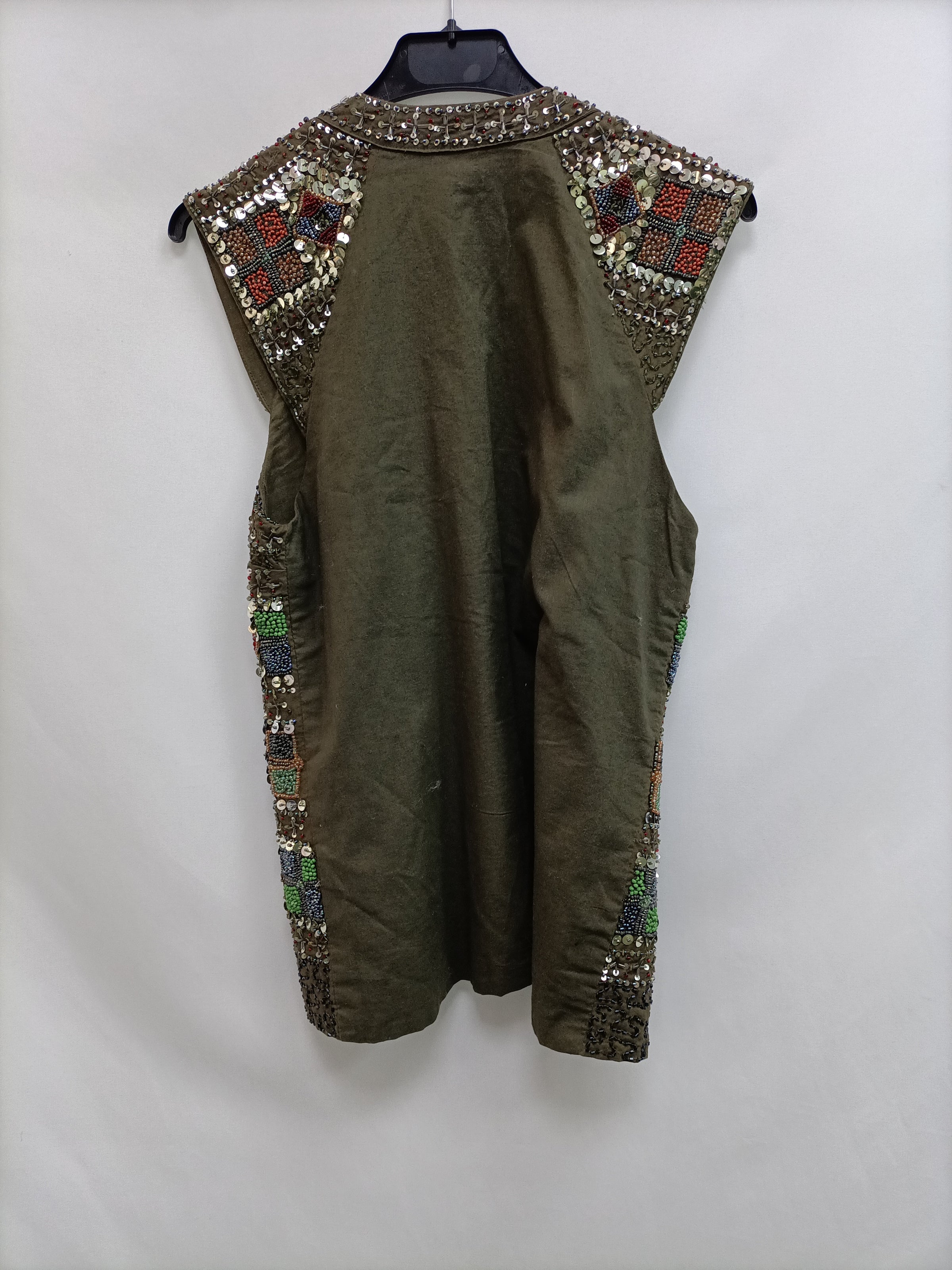 ZARA.Chaleco lentejuelas y pedrería T.XS – Hibuy market