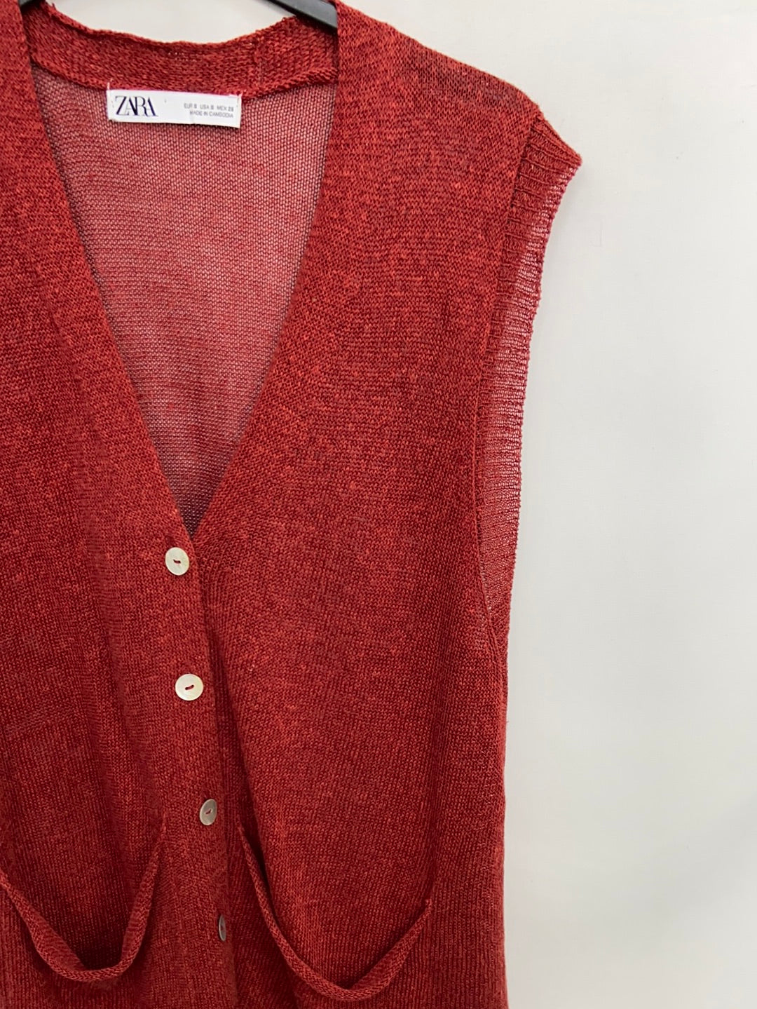 ZARA.Chaleco teja de punto T.s – Hibuy market